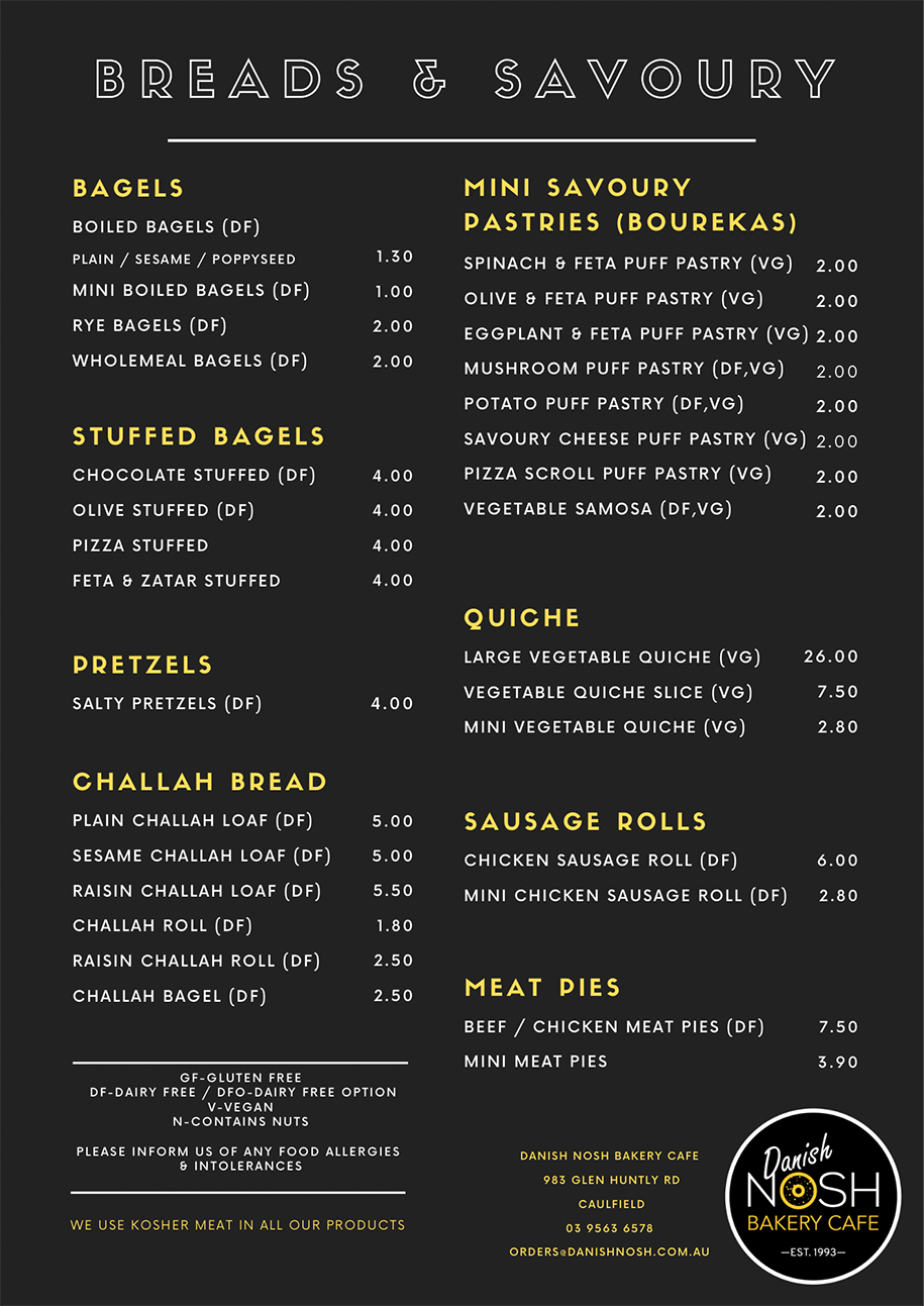 Bakery Products – Danish Nosh